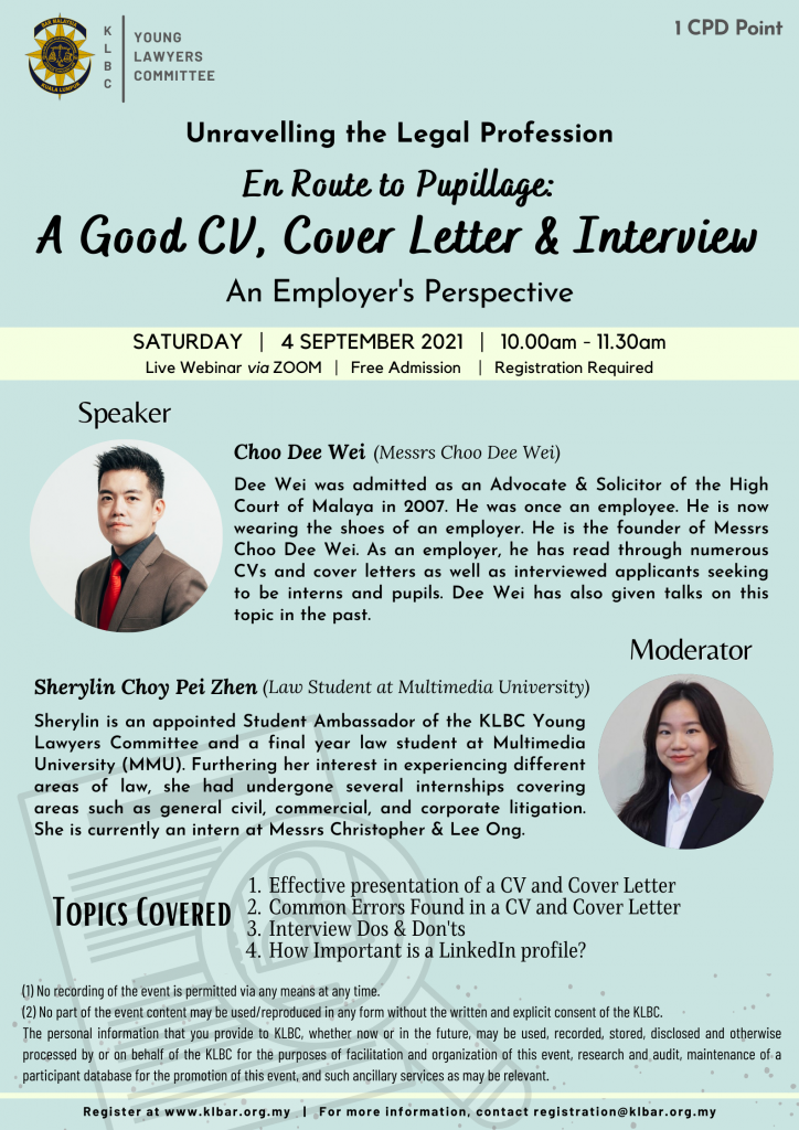 Unravelling The Legal Profession | En Route to Pupillage: A Good CV ...