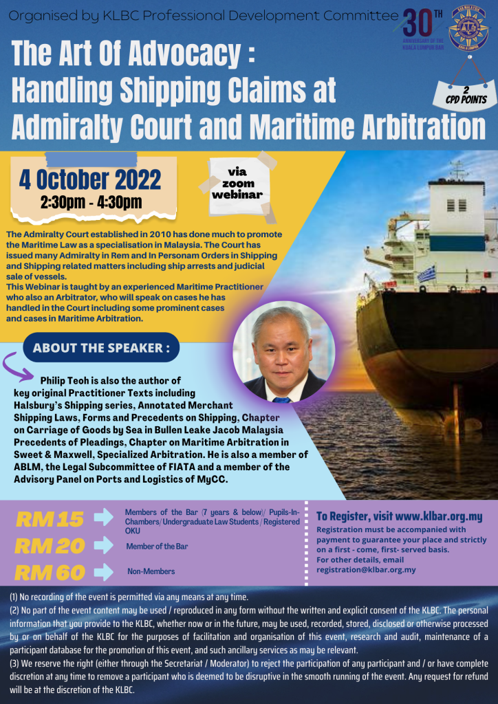 The Art Of Advocacy | Handling Shipping Claims At Admiralty Court And ...