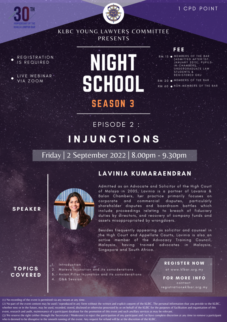 YLC Night School Season 3 | Episode 2: Injunctions On 2 September 2022 ...