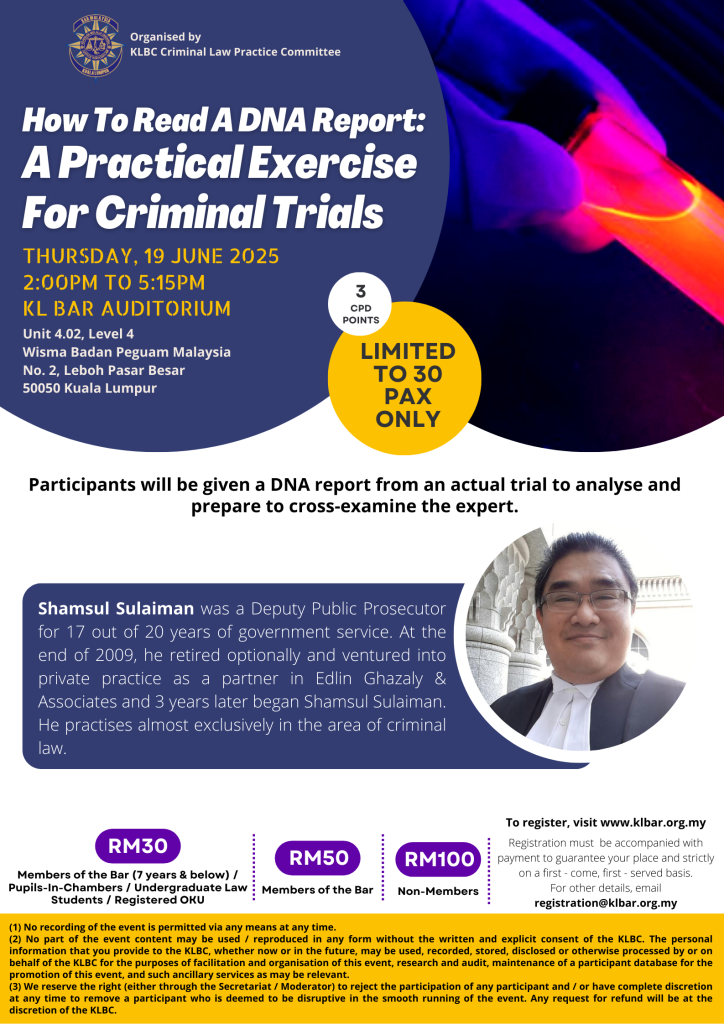 How To Read A DNA Report: A Practical Exercise For Criminal Trials On ...